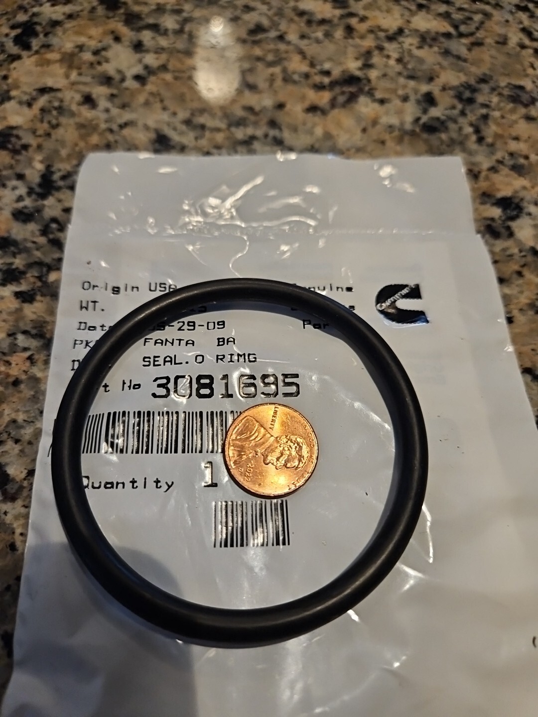 Genuine Cummins 3081695 Sealing Ring. Oring | eBay