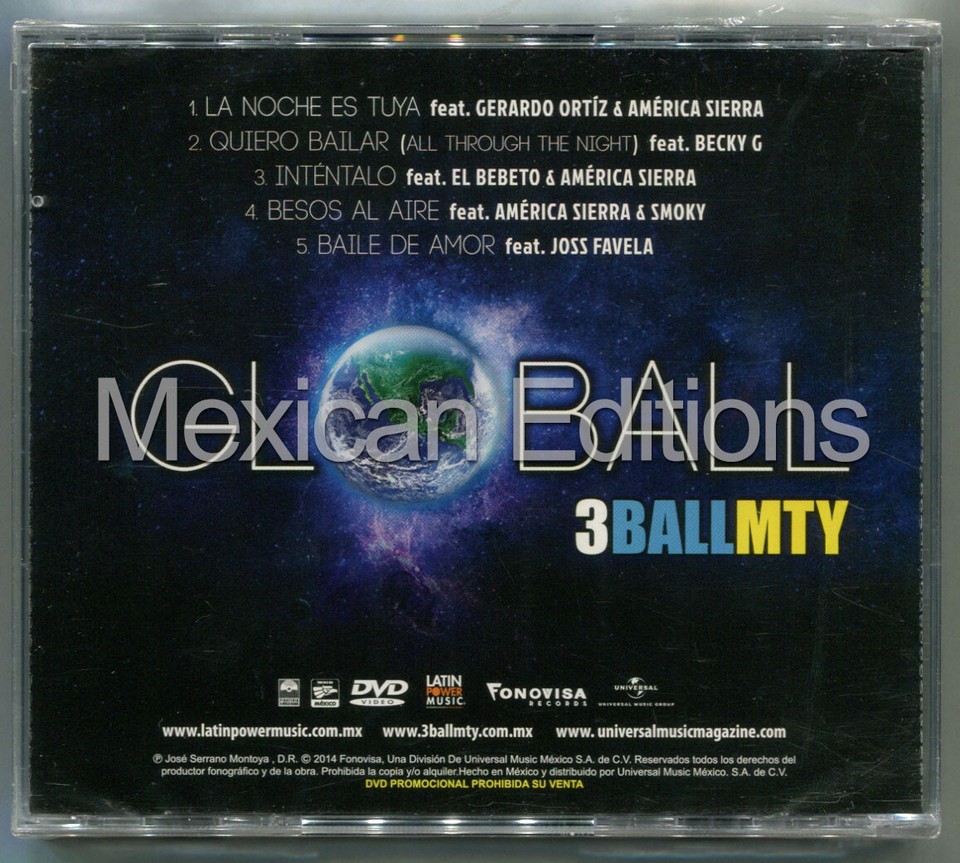 3BallMTY El Momento De Ser Globall Mexican Edition DVD [Promo] | eBay