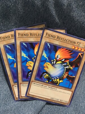 Yugioh Fiend Reflection #2 25th Anniversary Edition Lob-en021 X3 | eBay