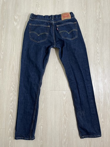 Levis 511 Jeans Mens 33x32 Blue Slim Straight Mid Rise Dark Wash ...