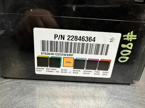 2013 GMC SIERRS 2500HD BCM BODY CONTROL MODULE 22846364 OEM #800 | eBay