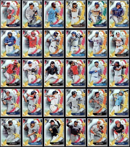 2025 Topps Series 1 - Stars of the MLB - COMPLETE Set - 30 Insert Cards ...