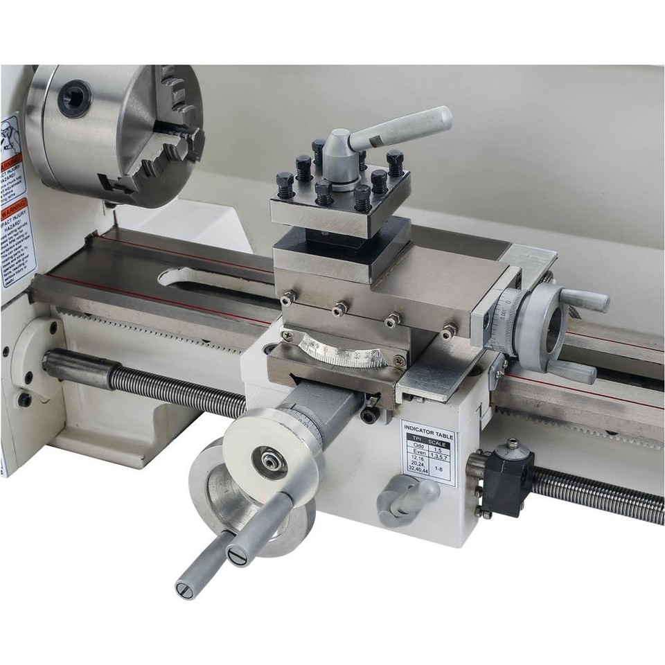 G0768Z 8" x 16" Variable-Speed Benchtop Metal Lathe with DRO ...