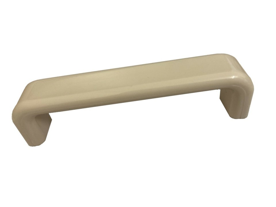Great Looking Gloss Cream Plastic Retro Handles for Cupboard and ...