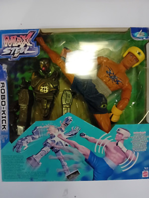 VERY RARE MAX STEEL ROBO-KICK FIGURE MATTEL 2003 NEW SEALED ! | eBay