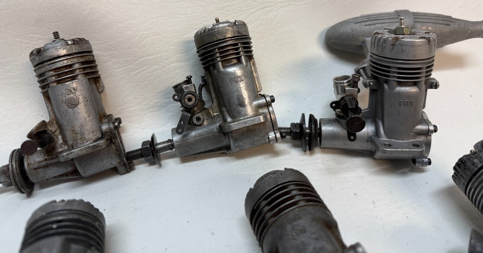 Lot of 9 Vintage Fox RC Nitro Engines Various Models - Untested | eBay