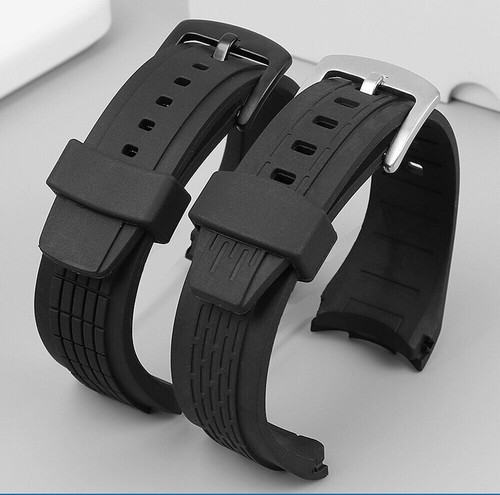 26mm For Seiko Velatura Kinetic SRH006/SPC007 Rubber Watch Band Strap ...
