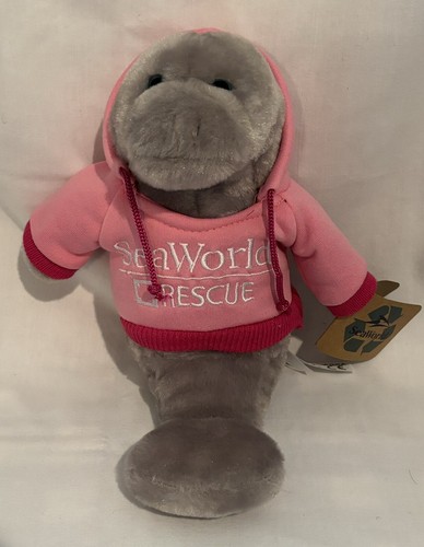 Sea World Rescue Edition Dolphin Plush Stuffed Animal W/Hoodie & Tag ...