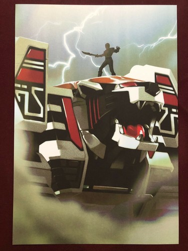 BOOM POWER RANGERS POSTER11 X 16" NMSHIPPED FLAT RED JASON BATTLE CAT ...