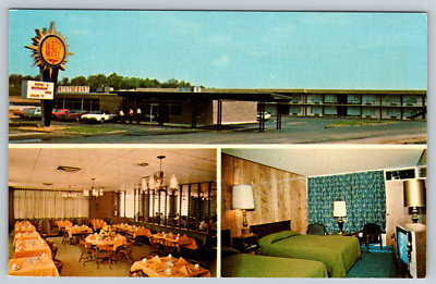 c1910s Quality Motel Restaurant Corbin Kentucky TV on Vintage Postcard ...