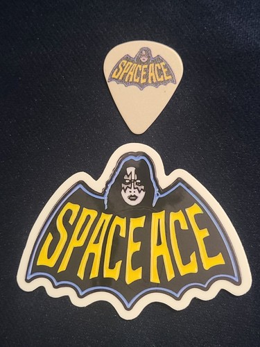 Space Ace Sticker And Guitar Pick Kiss Ace Frehley Logo Novelty Rock N ...