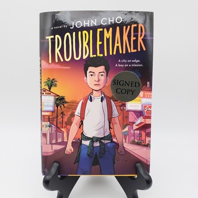 John Cho Signed Autographed "Troublemaker" Book First Edition SOLD OUT ...
