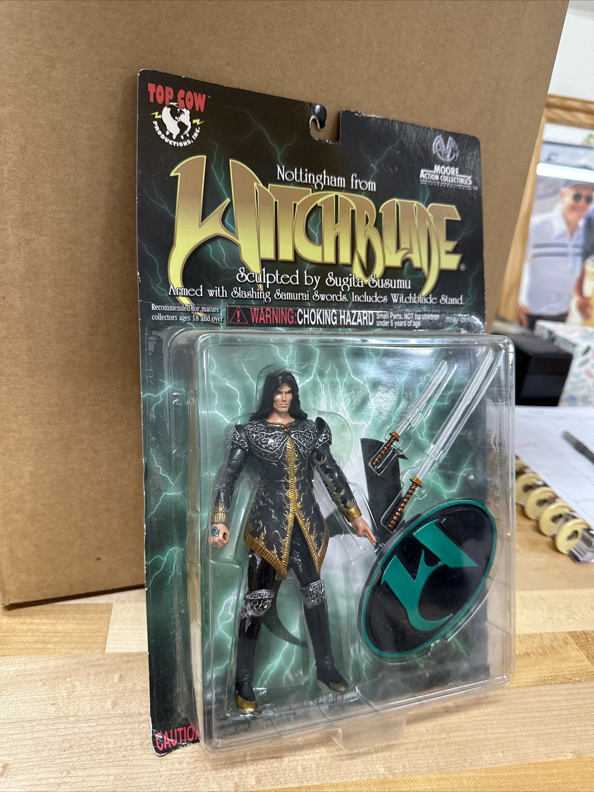 Top Cow 1998 Moore Collectibles Witchblade NOTTINGHAM Action Figure NIP ...