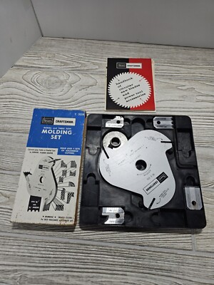 Craftsman 9 3218 7" Triple Cutter Molding Head Set for Radial & Table ...