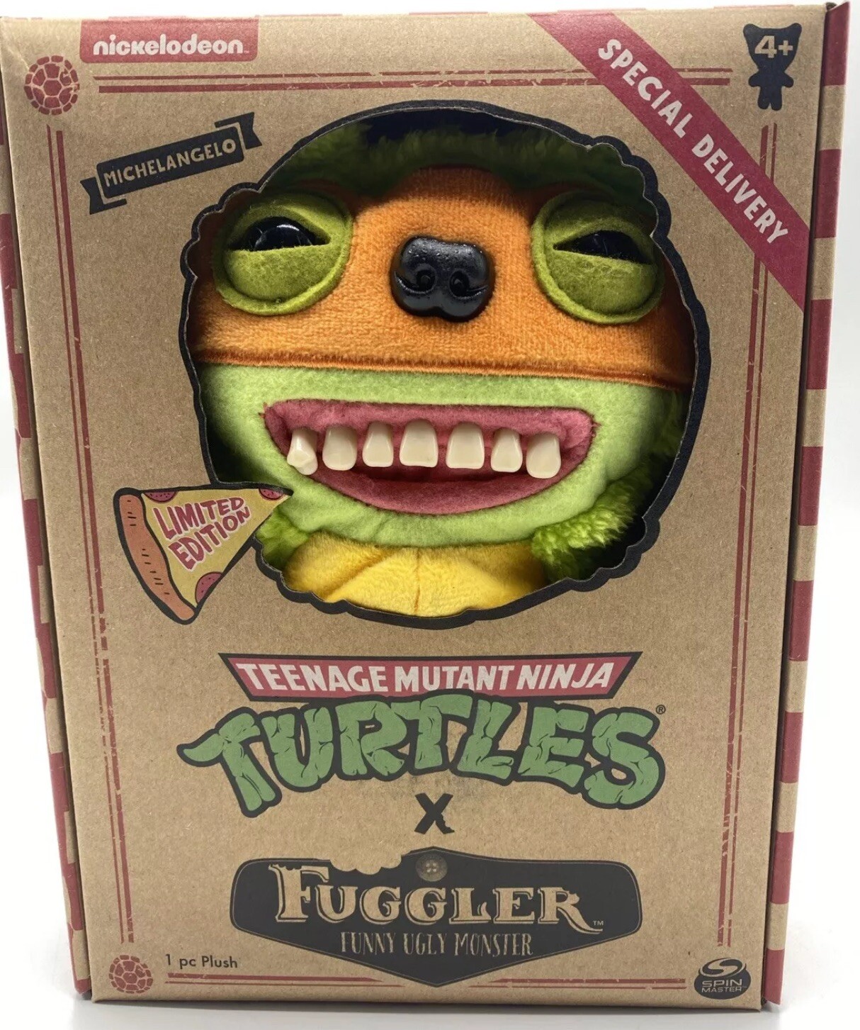 TMNT x Fuggler MICHELANGELO Limited Edition 9”Plush Teenage Mutant ...