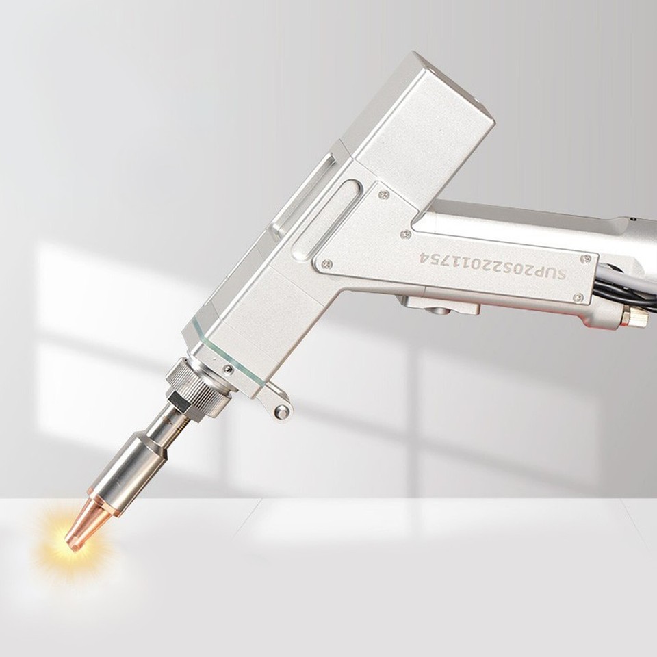 Handheld Metal Stainless Steel Aluminum laser welding gun head with ...