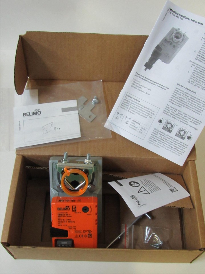 Belimo NMB24-SR-T Damper Actuator, 90 in-lb [10 Nm], Non fail-safe, AC ...