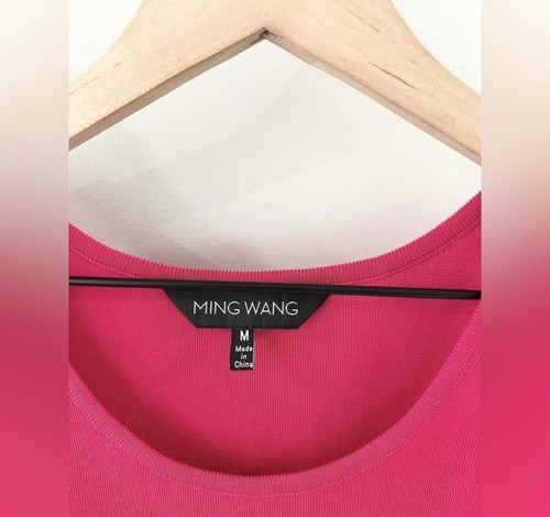 Ming Wang Scoop Neck Shell Tank Berry Size Medium | eBay