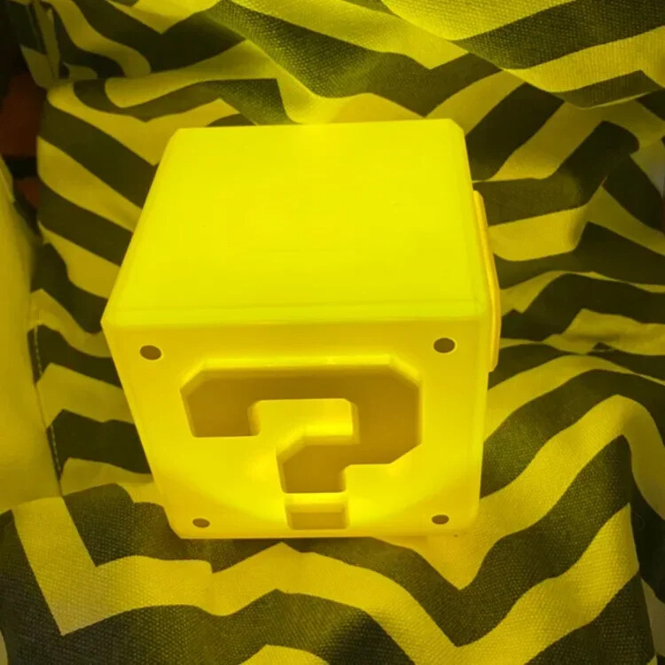 Super Mario Night Ligh Question Block LED Bedside Lamp Toy Gift ...