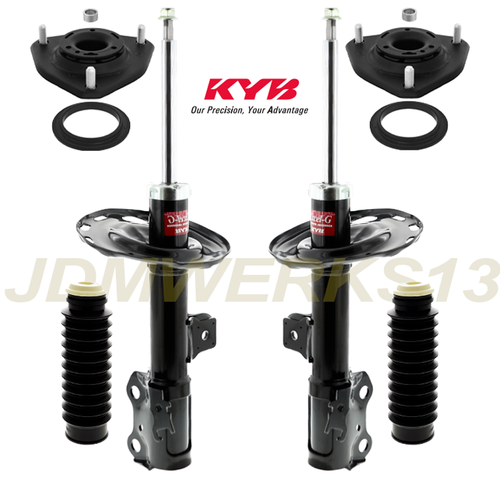 KYB 2 FRONT STRUTS SHOCKS Strut Mounts & Boots KIT for INFINITI FX45 ...