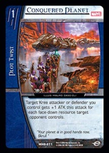 VS System: Conquered Planet [Played] VS: Marvel Heralds of Galactus TCG ...