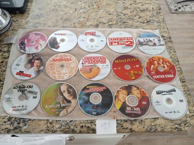 15-Lot of Used ASSORTED DVD Movies DVDs lot #4 american 2 pie1 nd ECT ...