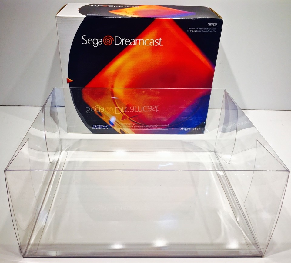 SEGA DREAMCAST Console Box Protector | Clear Display Case | NTSC | For ...