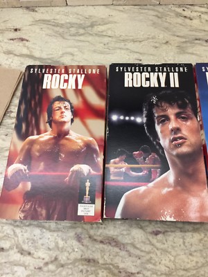 Lots Rocky (VHS, 1996) 1 thru 4 27616571236| eBay