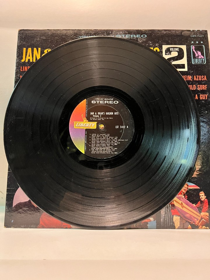A55 Jan & Dean Golden Hits Vol 2, 1965 Liberty Records LST-7417 - Surf ...