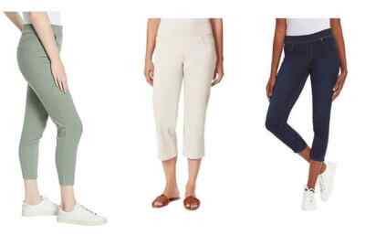 Gloria Vanderbilt Women's Pull On Crop Length Pant VARIATION OF COLOR ...