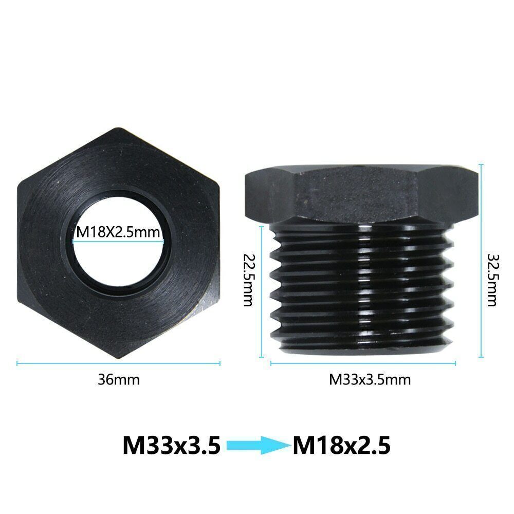 M33/1-8TPI Right Hand Woodturning Lathe Chuck Insert Thread Adaptor ...