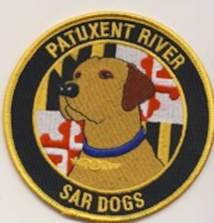4" USN NAVY PAX RIVER SAR DOGS YELLOW ROUND MILITARY EMBROIDERED PATCH ...