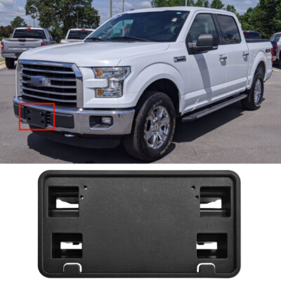 For 2015 2016 2017 Ford F150 Front Bumper License Plate Holder Mounting ...