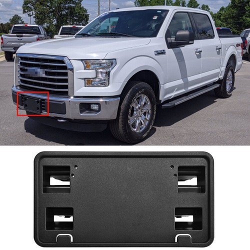 For 2015 2016 2017 Ford F150 Front Bumper License Plate Holder Mounting ...