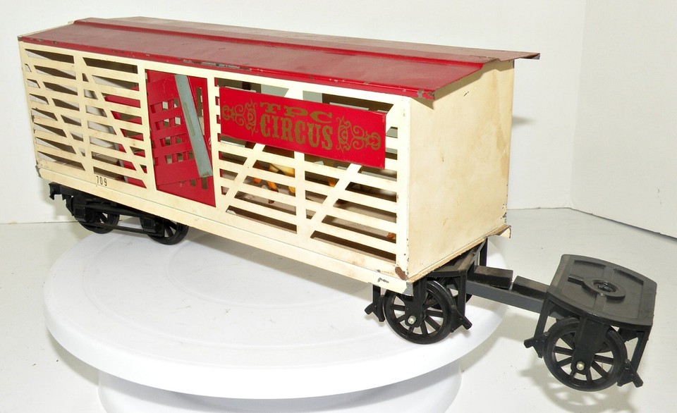 McCoy TPC Circus Stock Cars w/LGB Type Trucks Tinplate G-Gauge /208/ | eBay