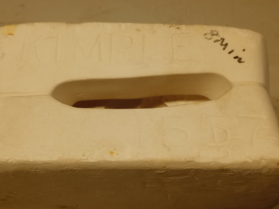 Vintage ceramic mold Kimple Mold #1557 Halloween Scarecrow Blinkie 1989 ...