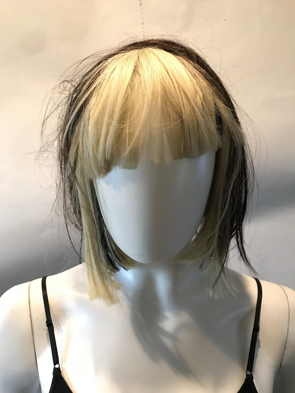 BESHE CURABLE BUBBLE WIG BBC-110 WOMENS 12" BLONDE/DARK BROWN WIG | eBay