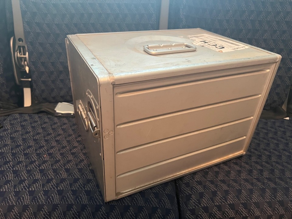 Boeing 747-400 Airplane Inflight Aluminum Galley Box | eBay