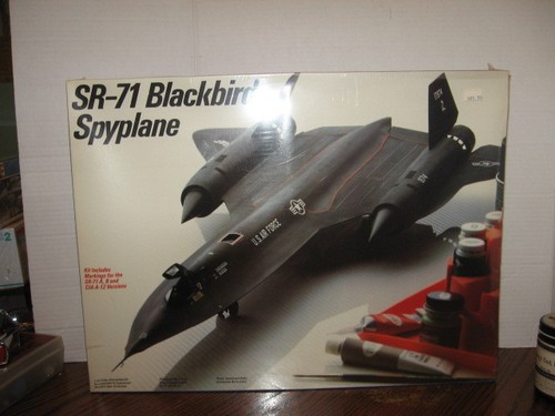 VTG TESTORS SR-71 BLACKBIRD SPYPLANE MODEL #584 SCALE 1/48 Sealed | eBay