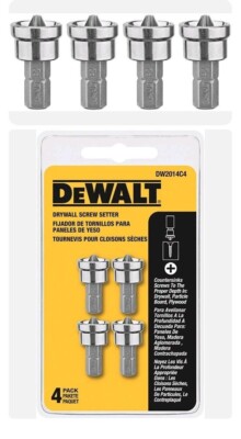 Dewalt Drywall Screw Setter Bit Tips, Package of 4, DW2014C4 | eBay