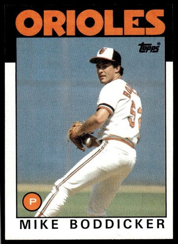 1986 Topps Baseball Card Mike Boddicker Baltimore Orioles #575 | eBay