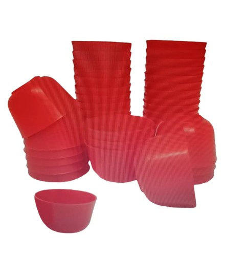 Puto Mold Talam Pichi Kutsinta Lompang Red Color 40pcs 4.5 cm kueh ...