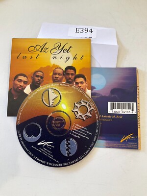 Last Night [Single] by Az Yet (CD, Jul-1996, LaFace) No Case No ...