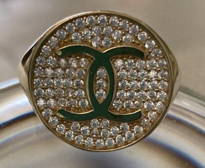 Coco Chanel (Logo) 14K Gold Ring | eBay