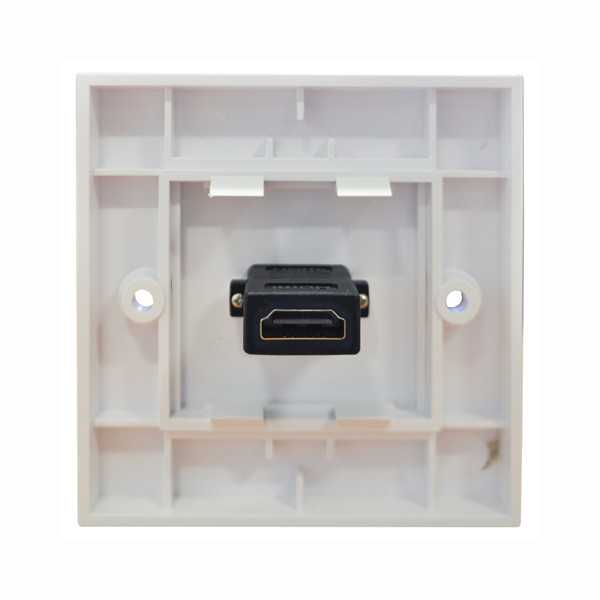 SINGLE HDMI FACE PLATE WALL SOCKET WITH HDMI SOCKET ON REAR (RM2) | eBay UK