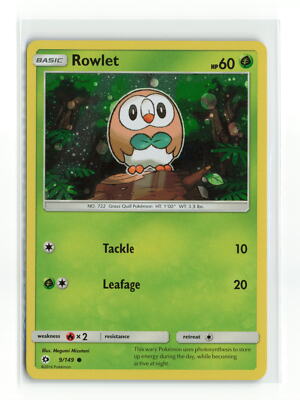 ROWLET 9/149 COSMOS HOLO POKEMON TCG NM-LP | eBay
