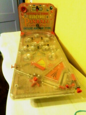 VINTAGE MARX ELECTRIC PINBALL DELUXE ARCADE TYPE MACHINE | eBay