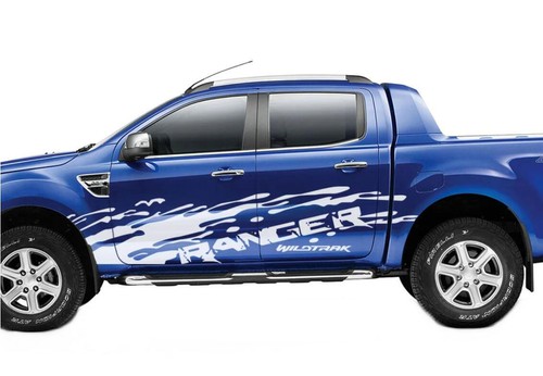 Graphics Mud Splash Stripe Sticker Kit For Ford Ranger Wildtrak Side ...