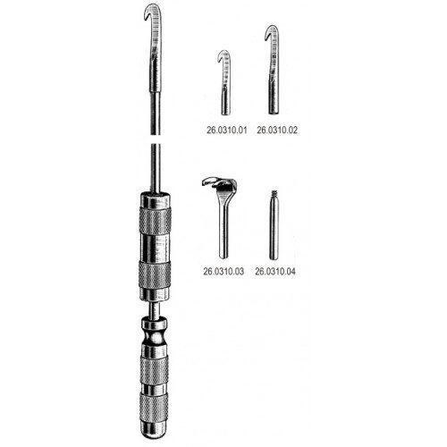 Kuentscher Nail Extractor with 2 Hooks, 63cm | eBay