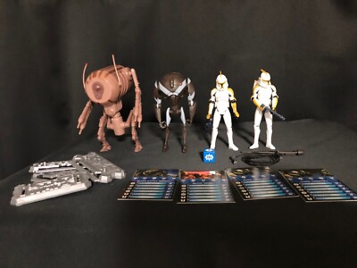 Hasbro Clone Wars CLONE TROOPERS & DROIDS Battle Pack LOOSE COMPLETE | eBay